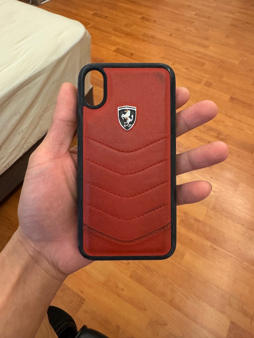 Scuderia Ferrari iPhone XS Leather Case | Original, Mobile Phones ...
