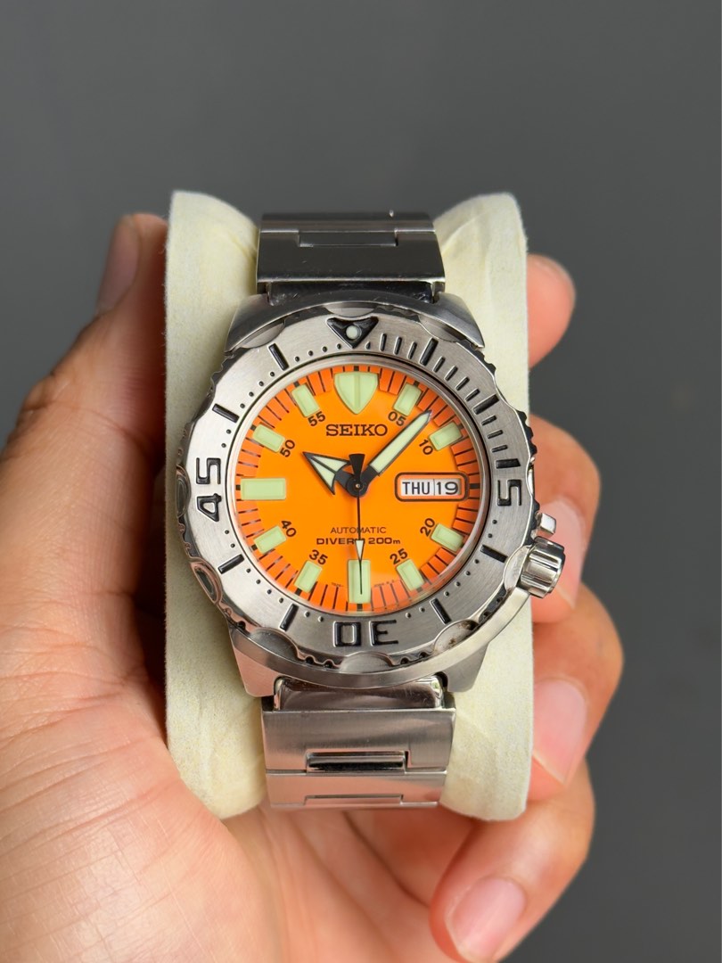 Seiko orange monster skx781, Men's Fashion, Watches & Accessories ...