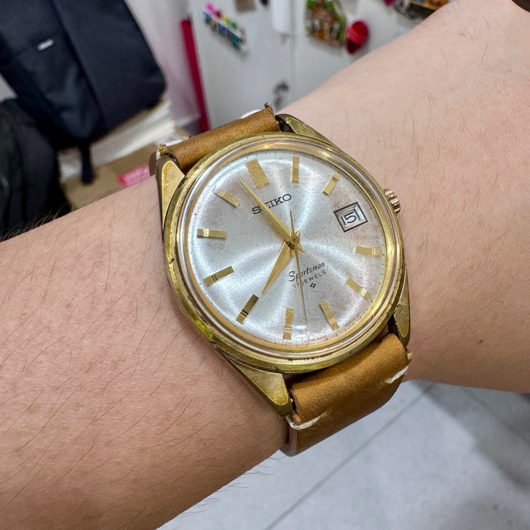 Seiko Vintage Sportsman 17Jewels Automatic Watch, Men's Fashion ...