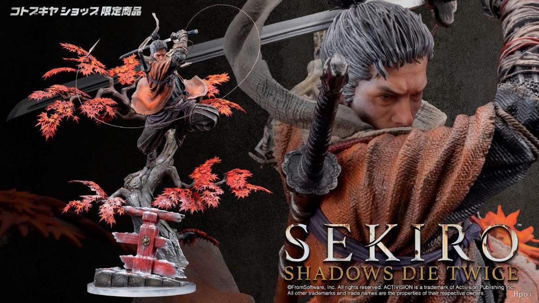 Sekiro: Shadows Die Twice - 1/7 Scale Wolf Statue, Hobbies & Toys, Toys ...