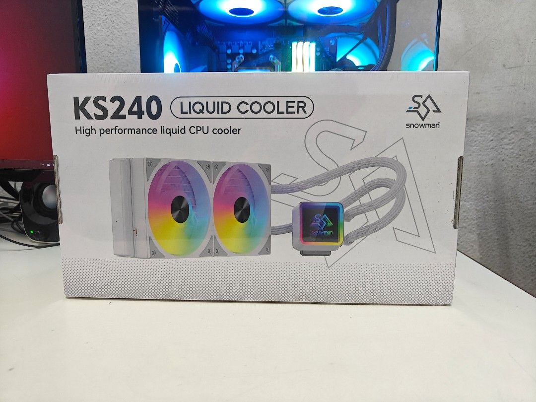 Snowman KS240 AIO CPU Cooler (White), Computers & Tech, Parts ...