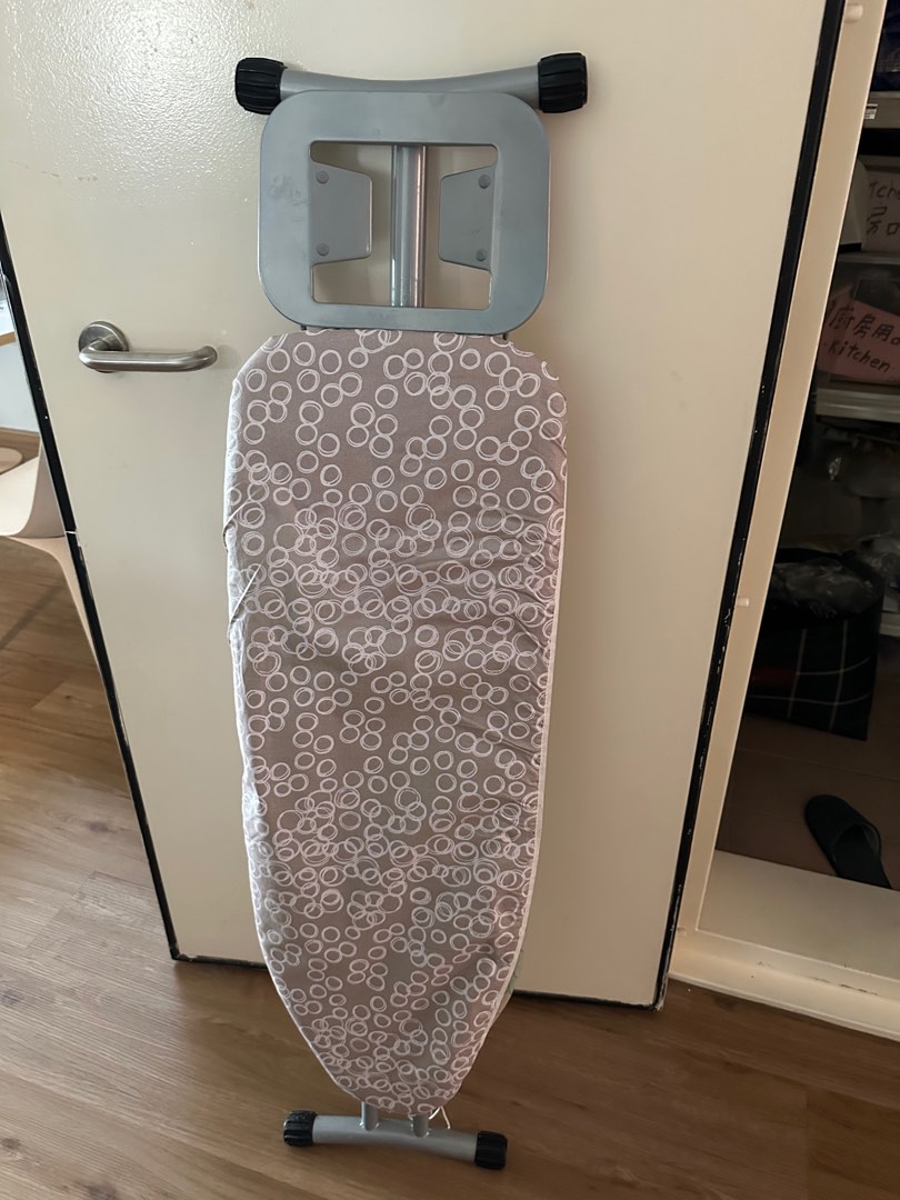 Standing Ironing Board with Premium Board Cover and Iron Rest ...