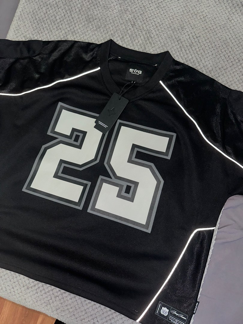 SVG Mesh Jersey (Black), Men's Fashion, Activewear on Carousell