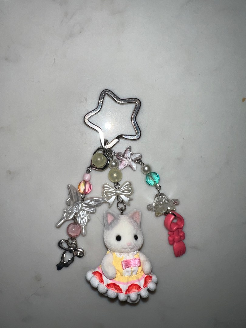 sylvanian keychain, Hobbies & Toys, Stationery & Craft, Handmade Craft ...