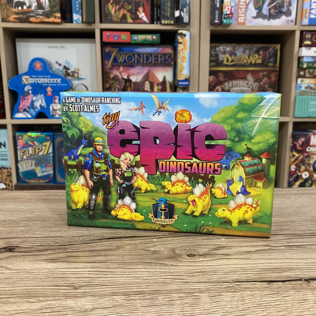 Tiny Epic Dinosaurs Deluxe Board Game, Hobbies & Toys, Toys & Games on Carousell