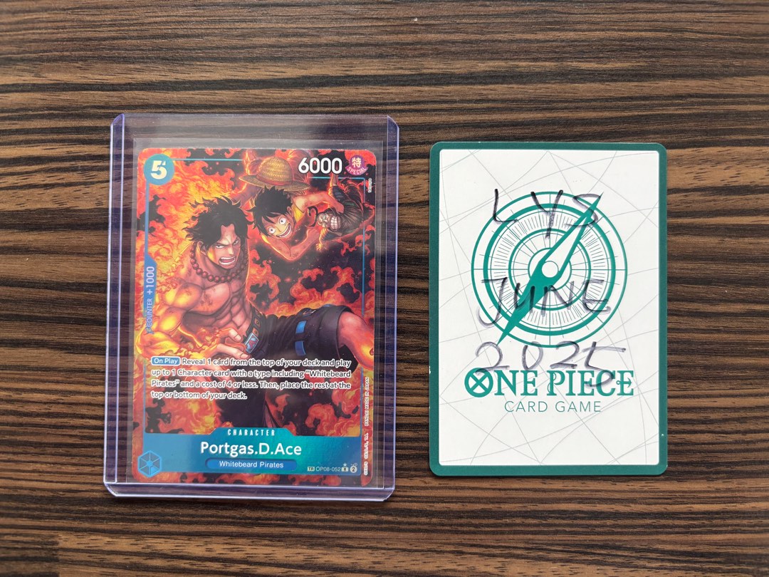 Treasure rare Portgas D Ace One Piece Card Game, Hobbies & Toys, Toys ...