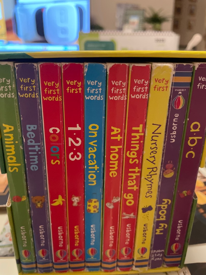 Usborne Very First Words 10 Book Set, Hobbies & Toys, Books & Magazines ...