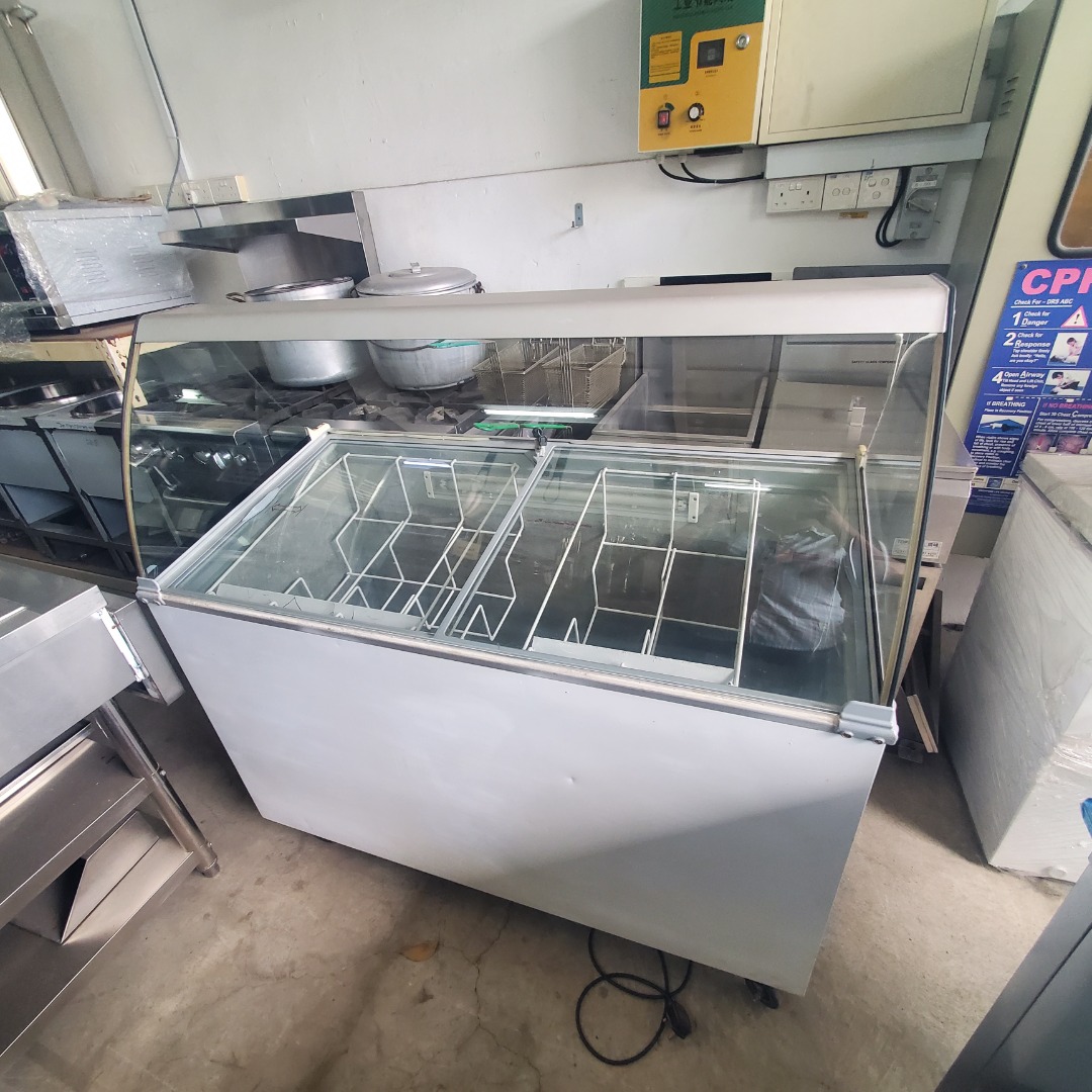 Used Display Glass Showcase Freezer, TV & Home Appliances, Kitchen ...