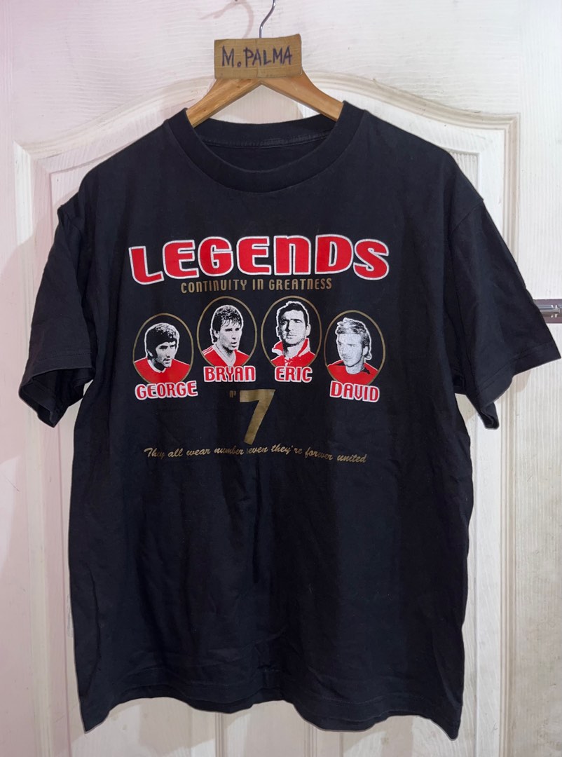 Vintage Football legends who wear number 7 large 22x27.5, Men's Fashion ...