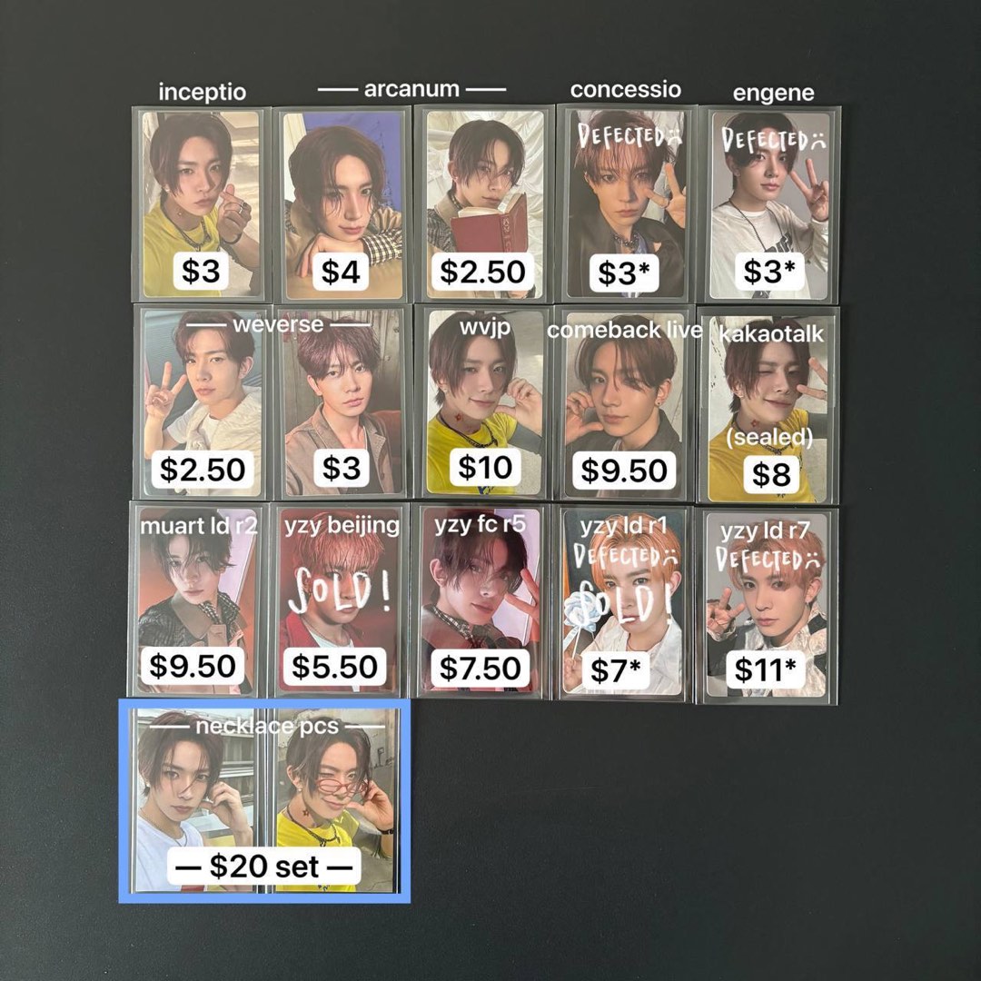 [wts] enhypen heeseung romance untold pcs, Hobbies & Toys, Memorabilia ...
