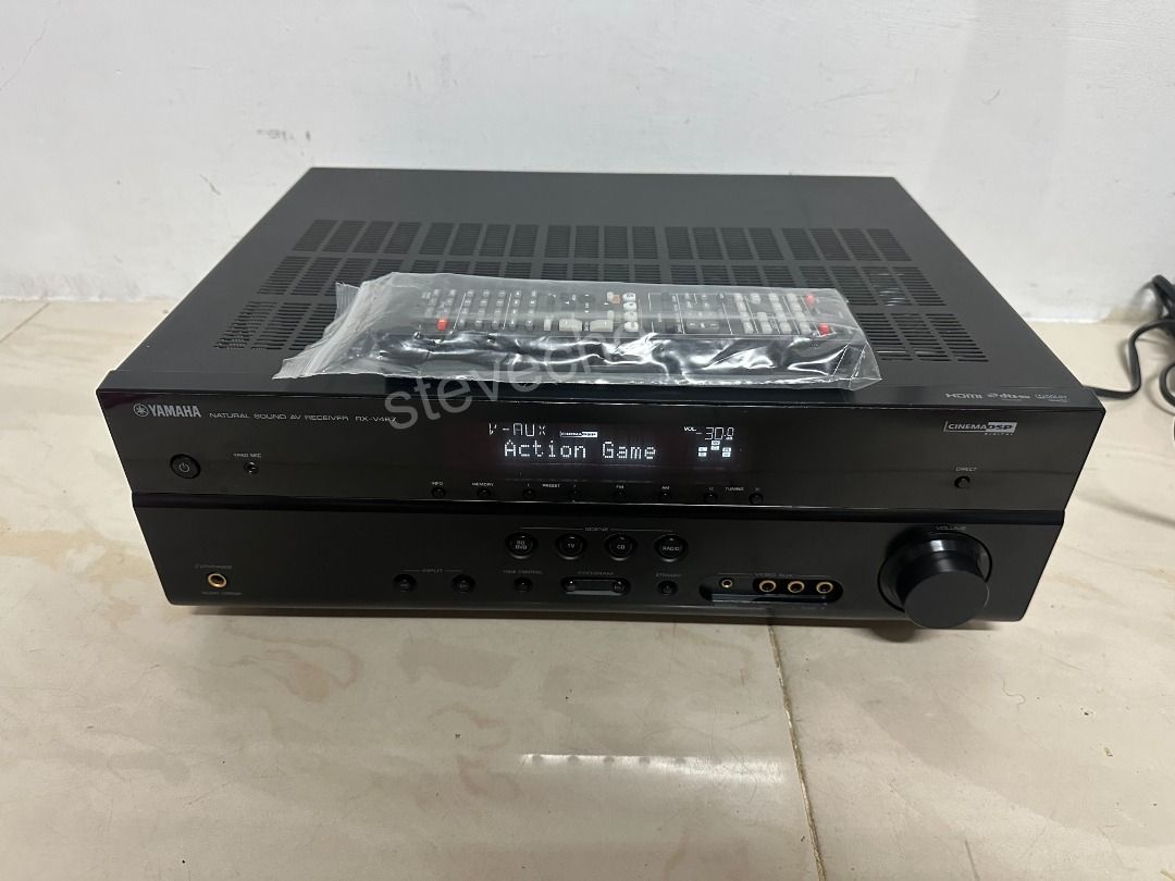 YAMAHA RX V467 收音劇院5.1環繞擴大機 3D藍光 有全新遙控器 110-240V, 耳機及錄音音訊設備, 音樂播放裝置 MP3 ...