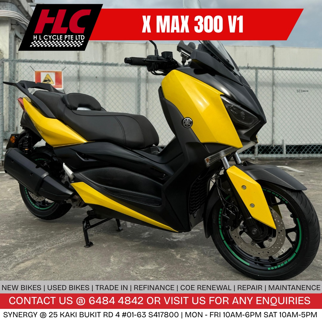 YAMAHA XMAX V1 COE MAY 2028, Motorcycles, Motorcycles for Sale, Class ...