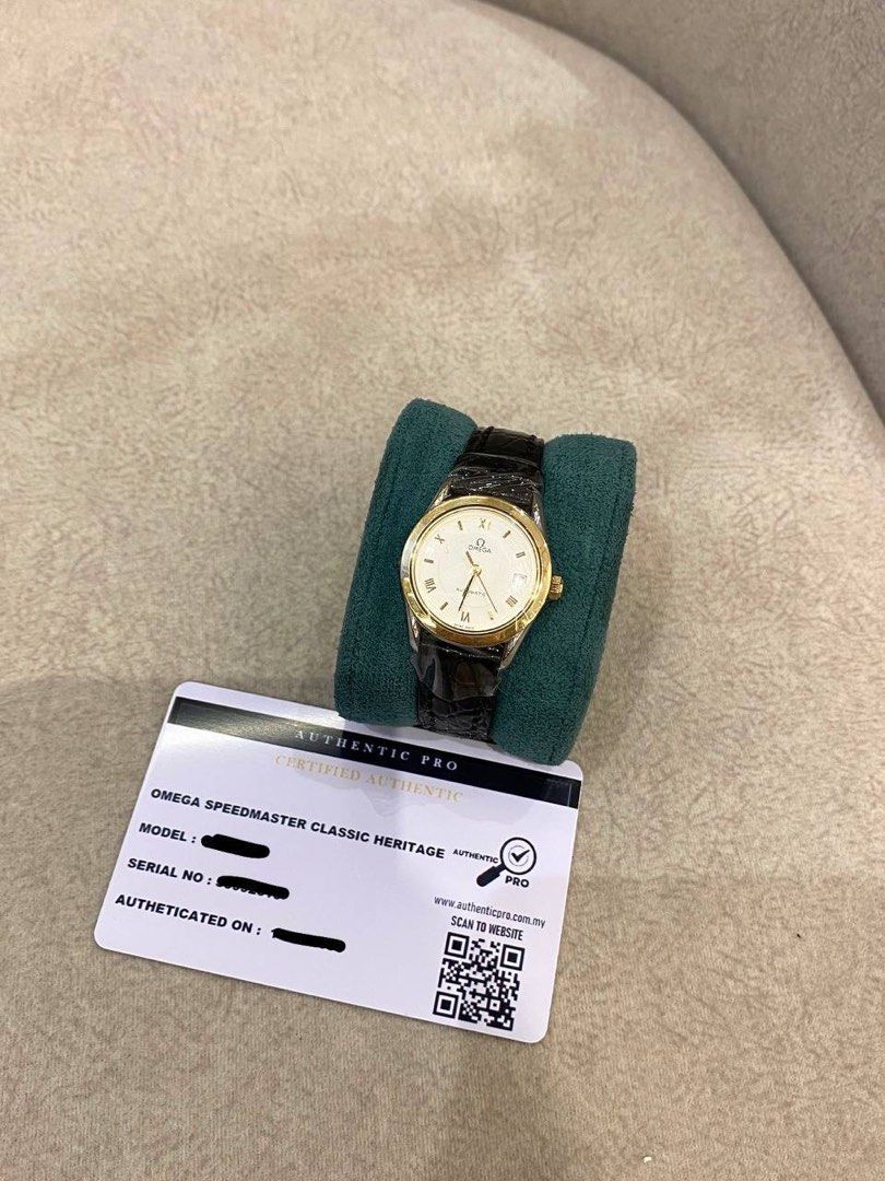 2000 OMEGA SPEEDMASTER CLASSIC HERITAGE REF 166.0285 HALF 18K 750 ...