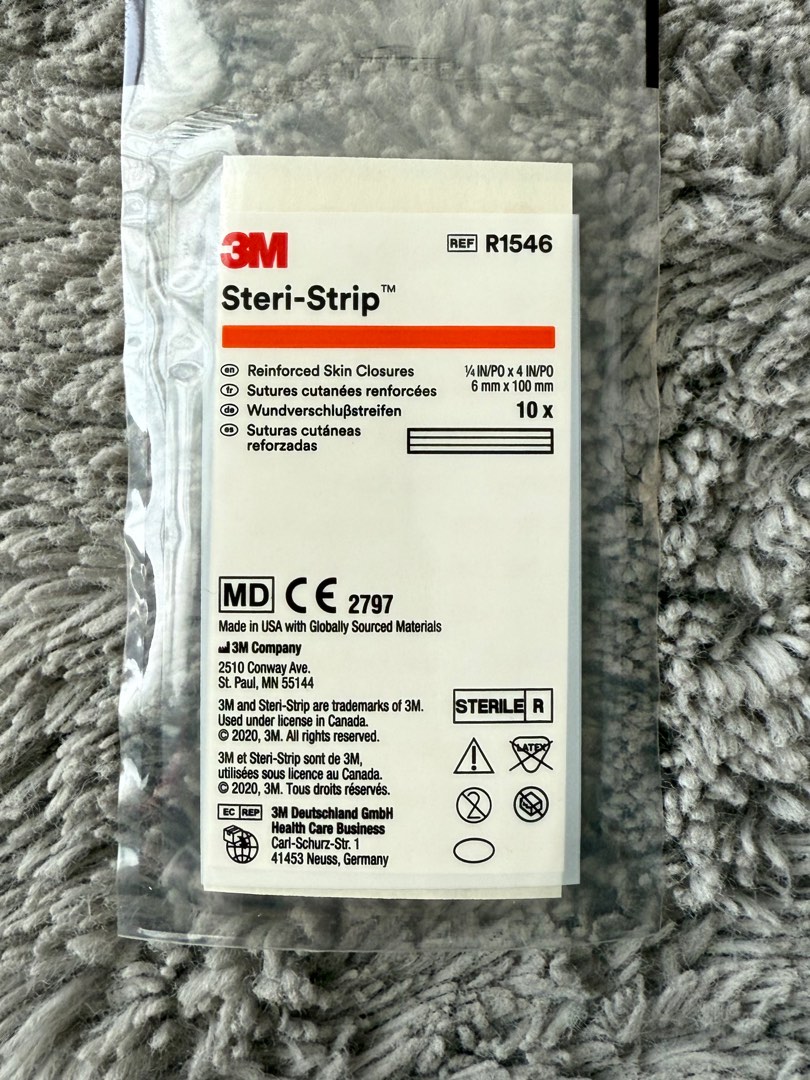 3M Steri-Strip 6mm x 100mm R1546, Health & Nutrition, Medical Supplies ...