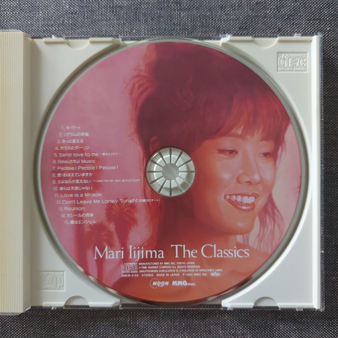 飯島真理 mari iijima - tHe cLassics 精選 CD (93年 日本圖案碟版, 側帶付; 3000yen) 陳慧嫻 - 真情流露, 興趣及遊戲, 音樂、樂器 & 配件 ...