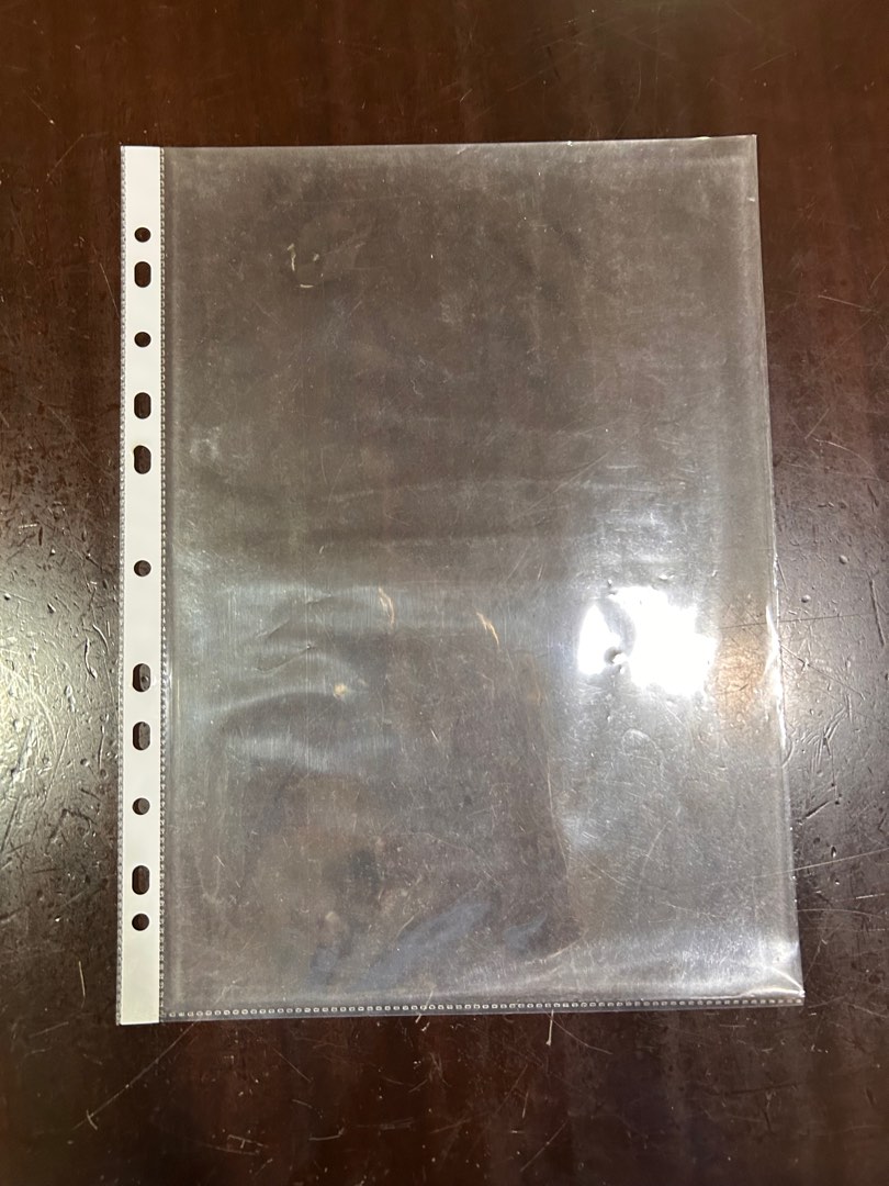 A4 sheet protector A4 paper pocket A4 clear plastic 11 holes 120 pieces ...