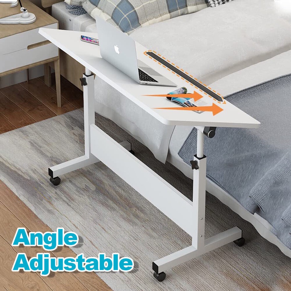 Adjustable Laptop Table | Rolling Study Table | Foldable Computer Desk ...