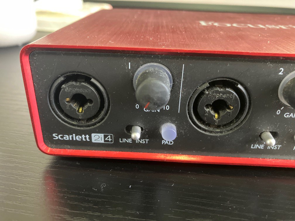 Audio interface focusrite scarlett 2i4 2nd gen (open to trade), Audio ...