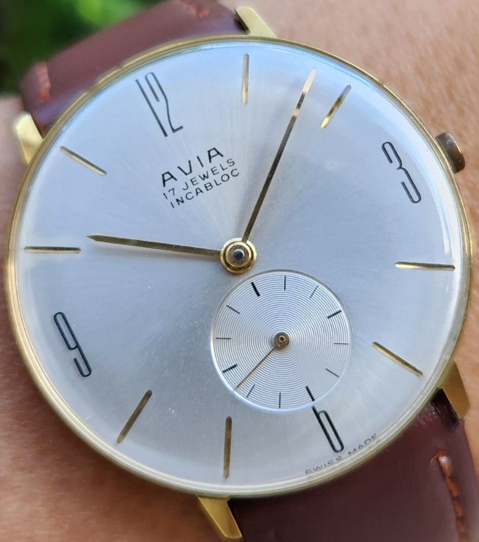 AVIA ref. 10006 Original Mens Watch, 1960s, Serviced, Full Working ...