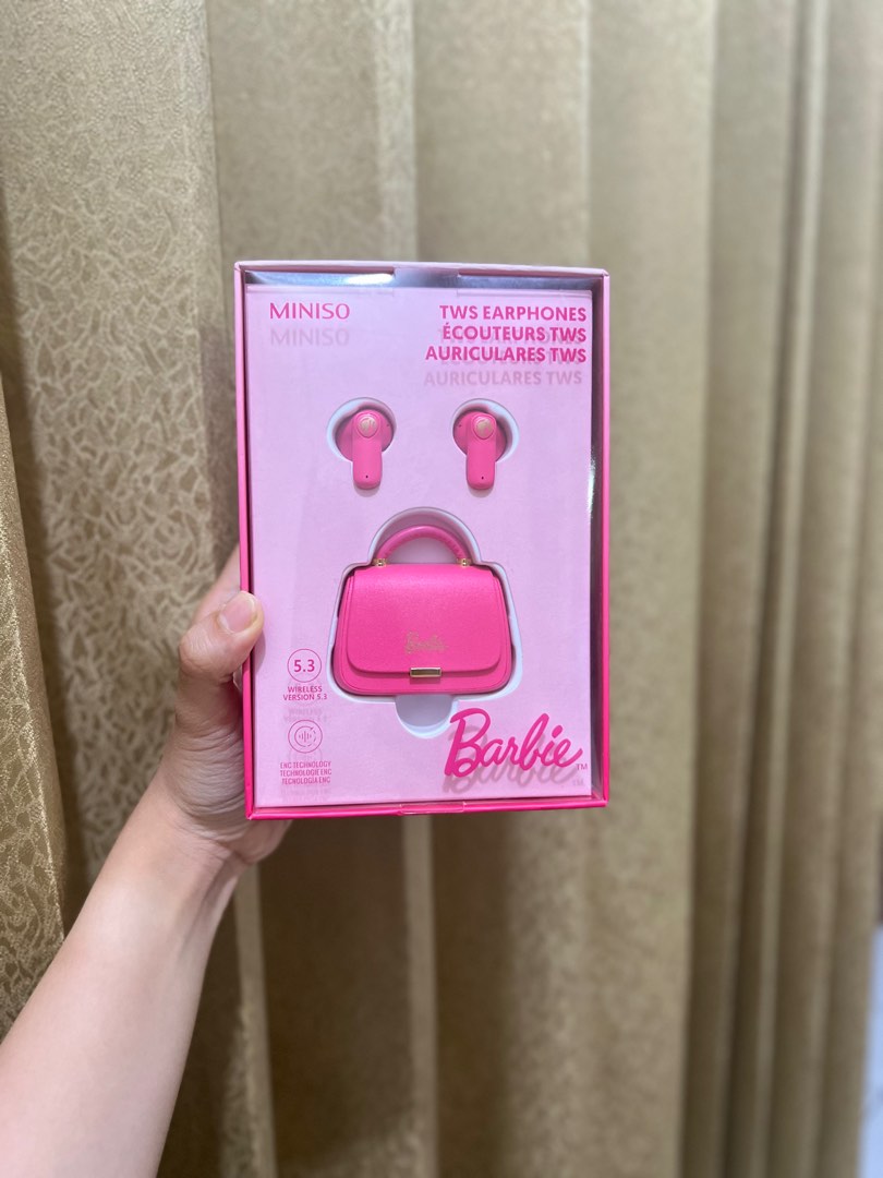 barbie tws miniso limited edition new, Elektronik, Audio di Carousell
