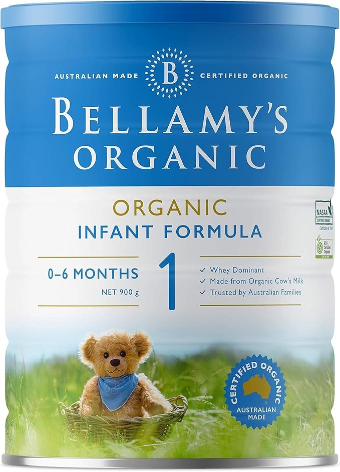 Bellamy's Organic stage 1 Infant Formula, 900g (EXPIRY: 08/01/2026 ...