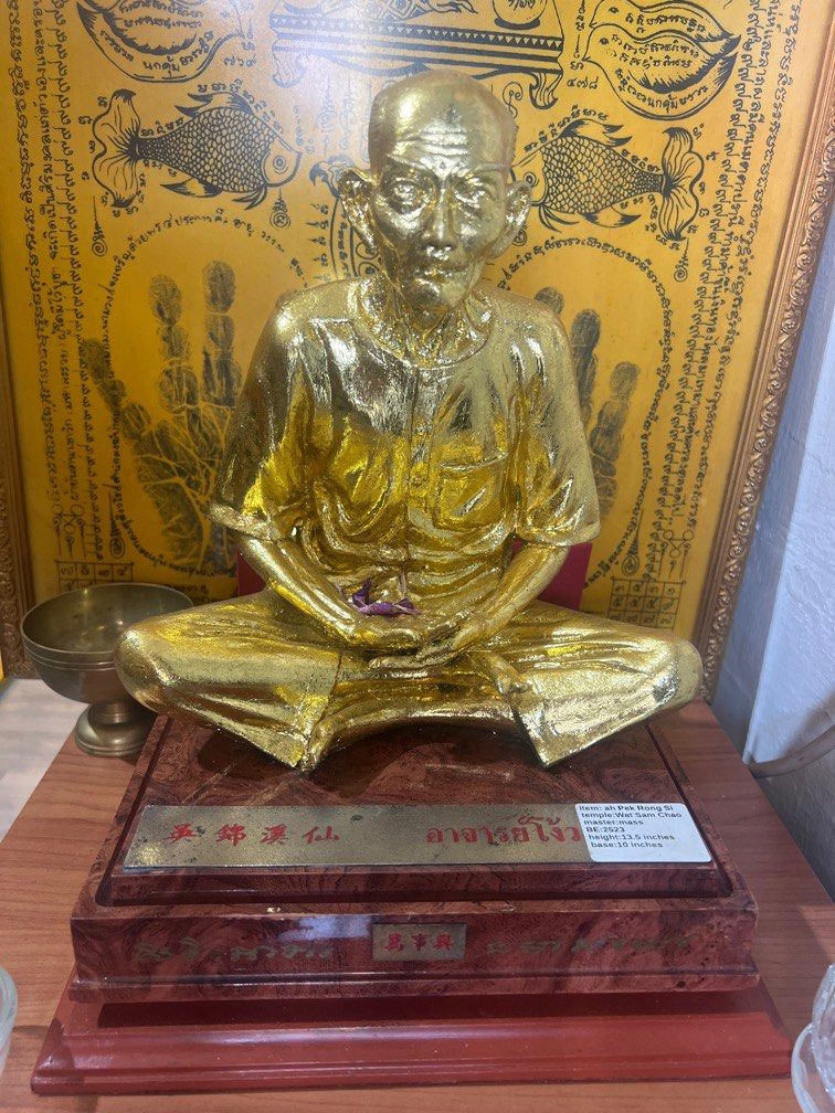 Big size ah Pek Rong Si see Bucha statues god Buddha Buddhist Buddhism ...