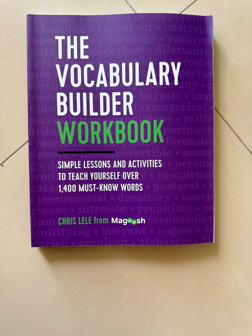 [BN] Vocabulary Builder Workbook (Lower & upper sec) on Carousell