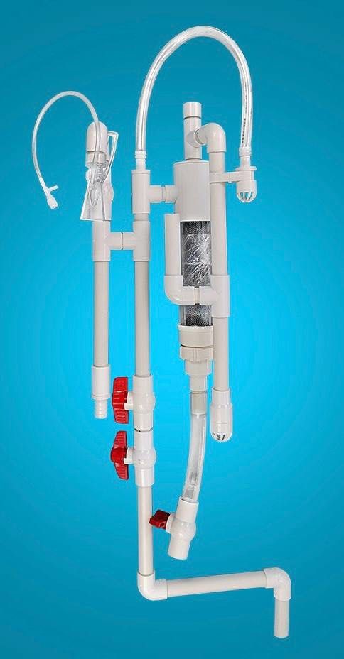 Bottom Overflow Siphon System Non Drilling Fish Tank Siphon Tube, Pet ...