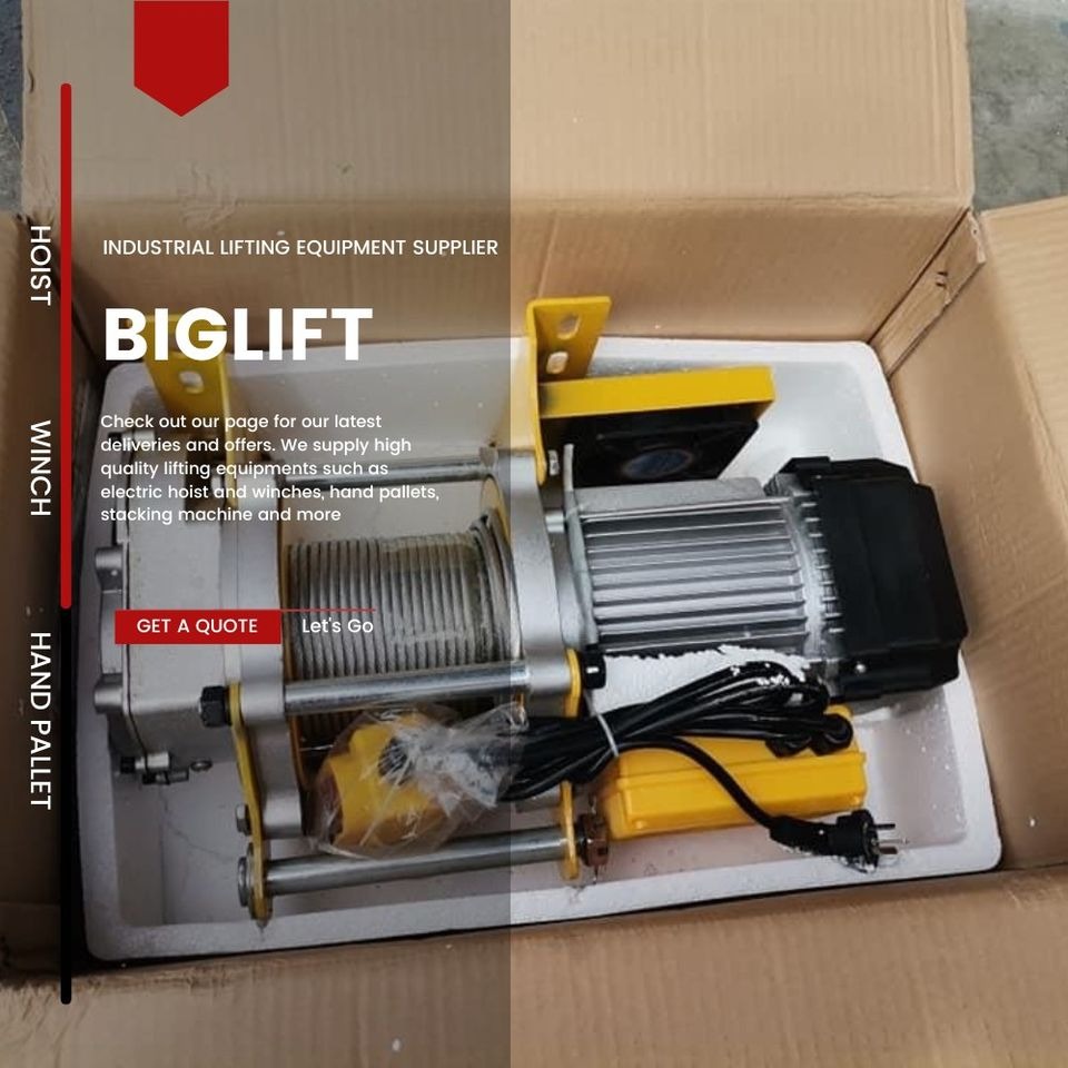 Brand New Hoist / Mini Hoist / Electric Winch / Engine Winch / Electric ...