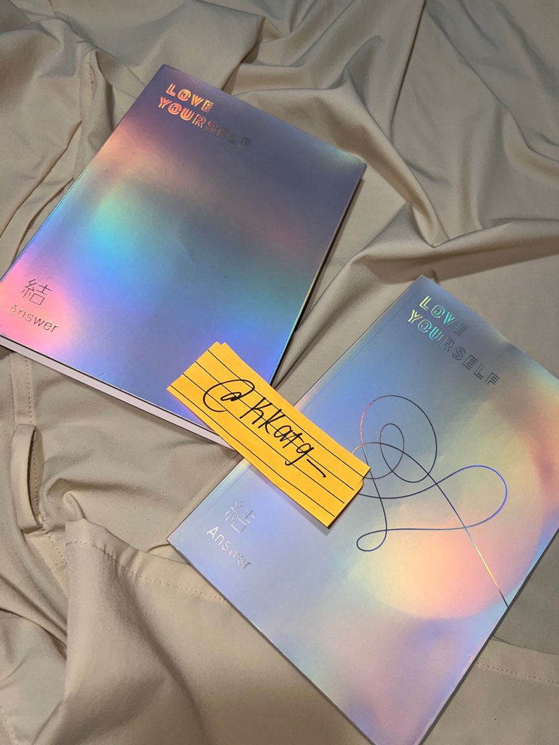 BTS Love Yourself (LY) Answer E version w/ SUGA pc, Hobbies & Toys ...