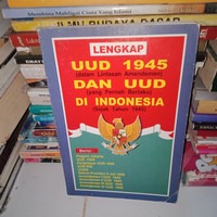 BUKU ORIGINAL lengkap UUD 1945 dan UUD di Indonesia sejak tahun 1945 ...