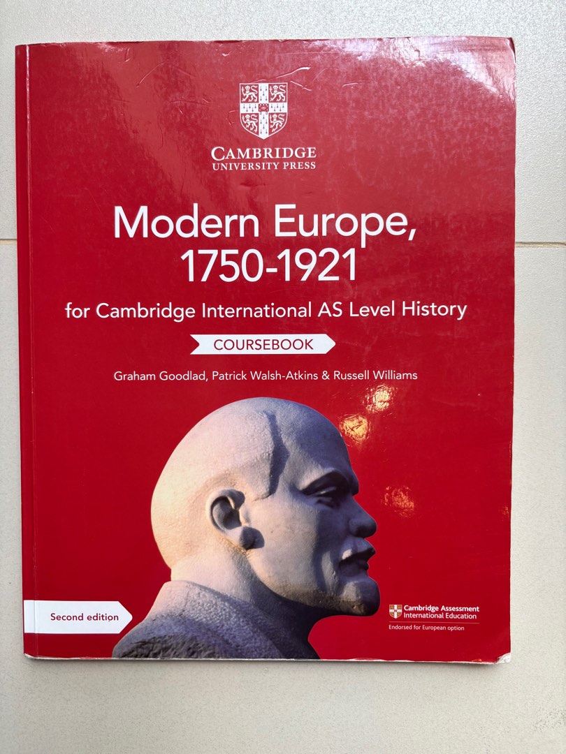 CAMBRIDGE INTERNATIONAL AS & A LEVEL HISTORY COURSEBOOK (EUROPEAN ...