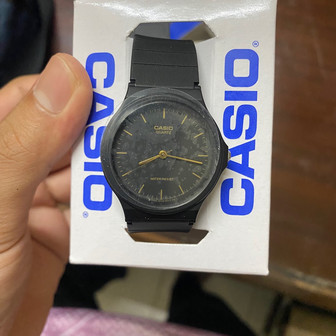 Casio General MQ-24-1E Black Resin Band Men Youth Watch, Men's Fashion, Watches & Accessories ...