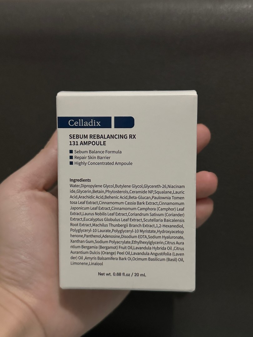 Celladix sebum rebalancing RX131 ampoule (FREE CENTELLA SAMPLE WITH ...