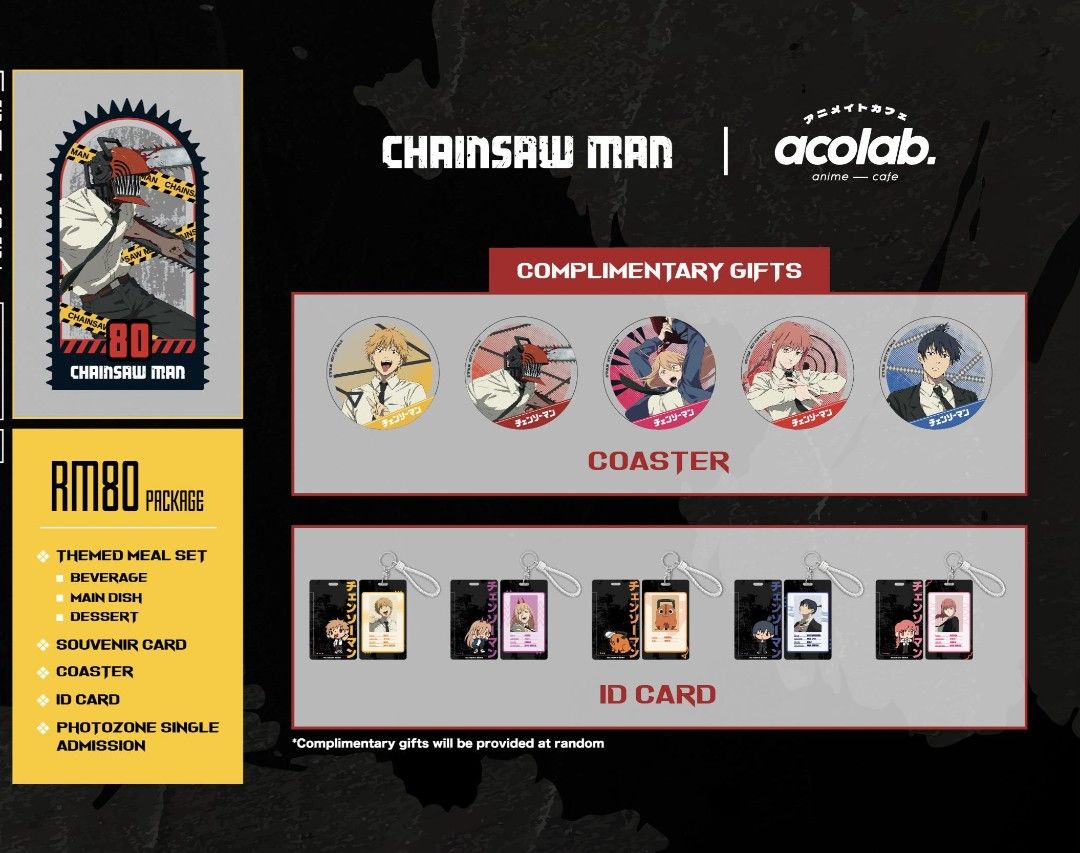 Chainsaw Man RM80 Ticket, Hobbies & Toys, Toys & Games on Carousell