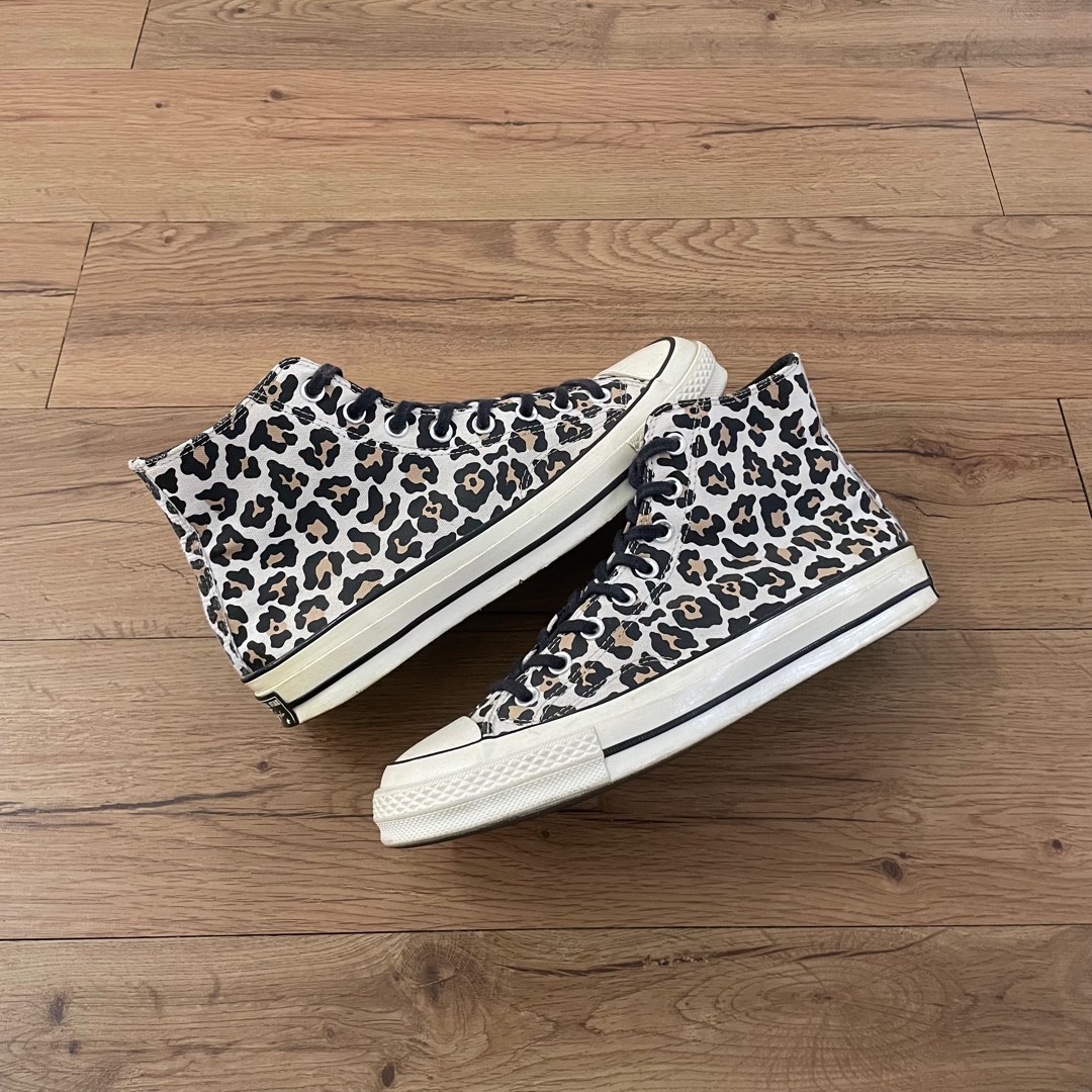 Converse ct 70 hi leopard (9uk), Men's Fashion, Footwear, Sneakers on ...
