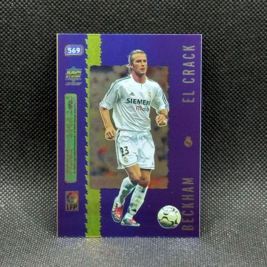 David Beckham El Crack Foil Real Madrid #569 Mundicromo Fichas La Liga ...
