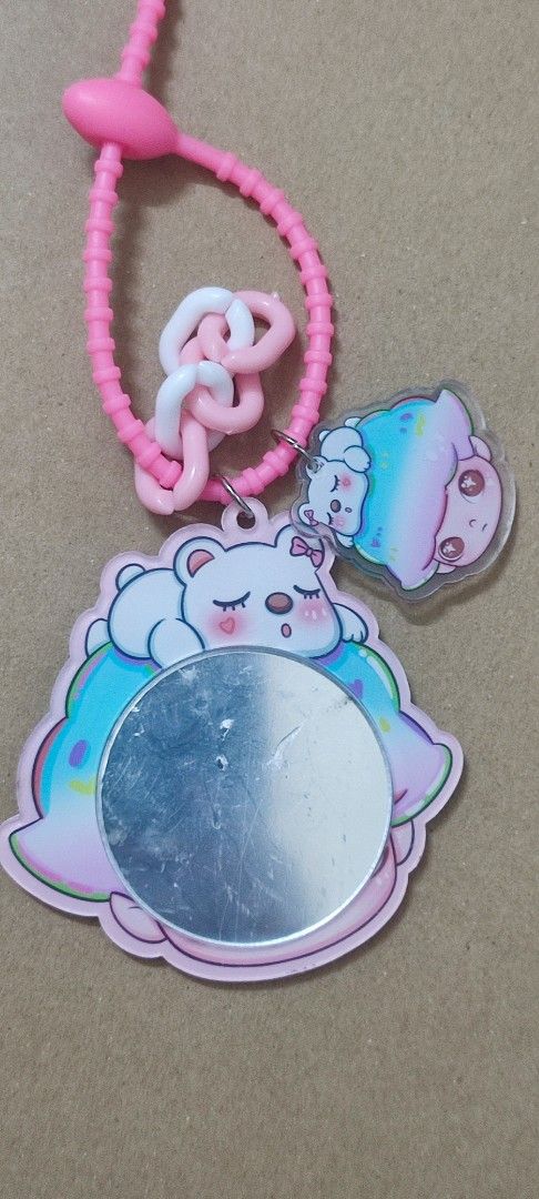 Dimoo mirror keychain, Hobbies & Toys, Toys & Games on Carousell