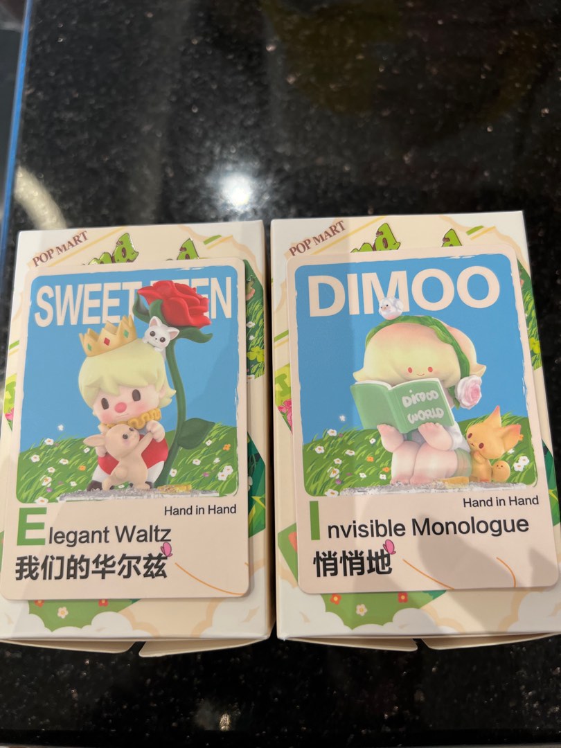 Dimoo sweetbean hand in hand series figure popmart not crybaby, Toys ...