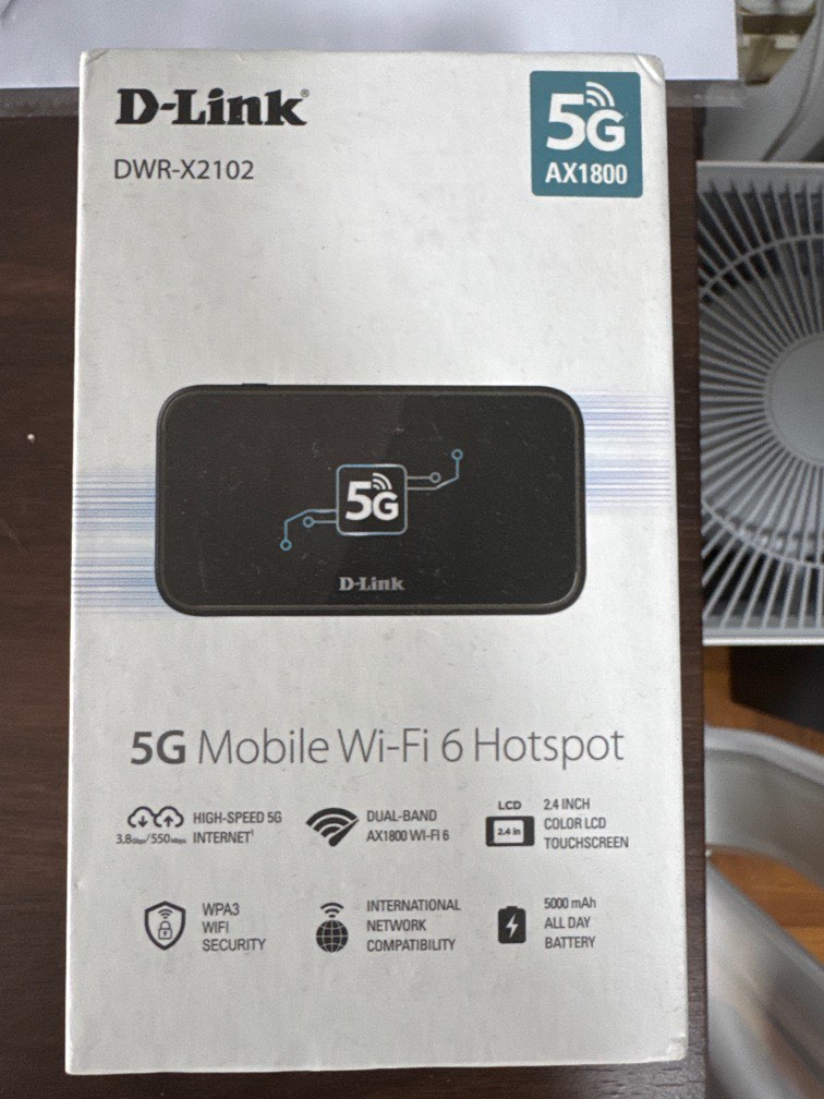 D-Link 5G Mobile Wi-fi 6 Hotspot, Computers & Tech, Parts & Accessories, Networking on Carousell