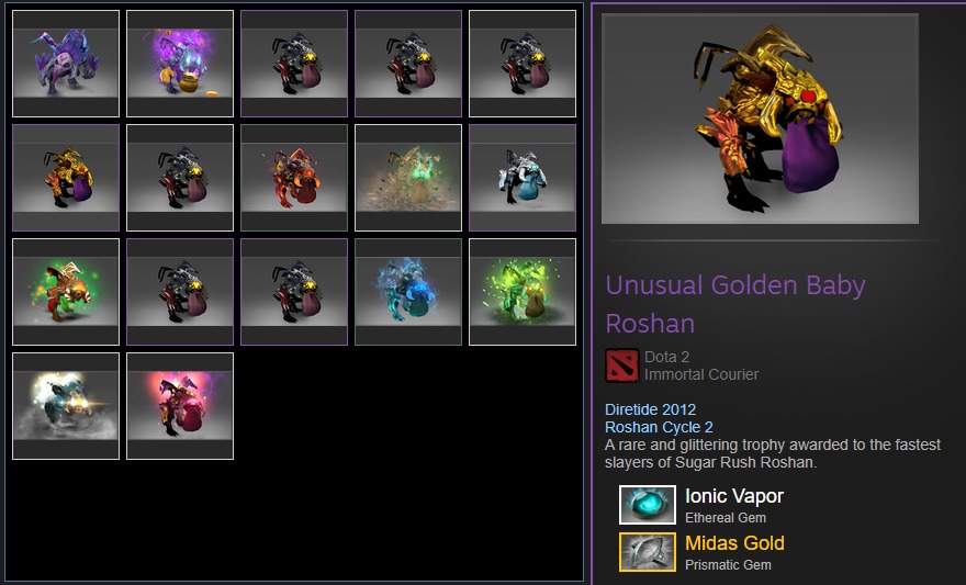 Dota 2 - Baby roshan collection for fellow collectors, Video Gaming, Gaming Accessories, In-Game ...