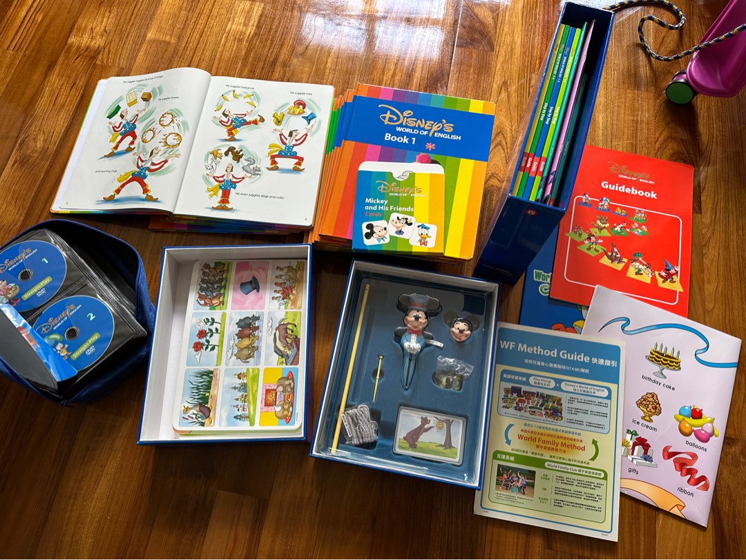 DWE 主課程, step by step, play along, listen along, 兒童＆孕婦用品, 嬰兒玩具 - Carousell