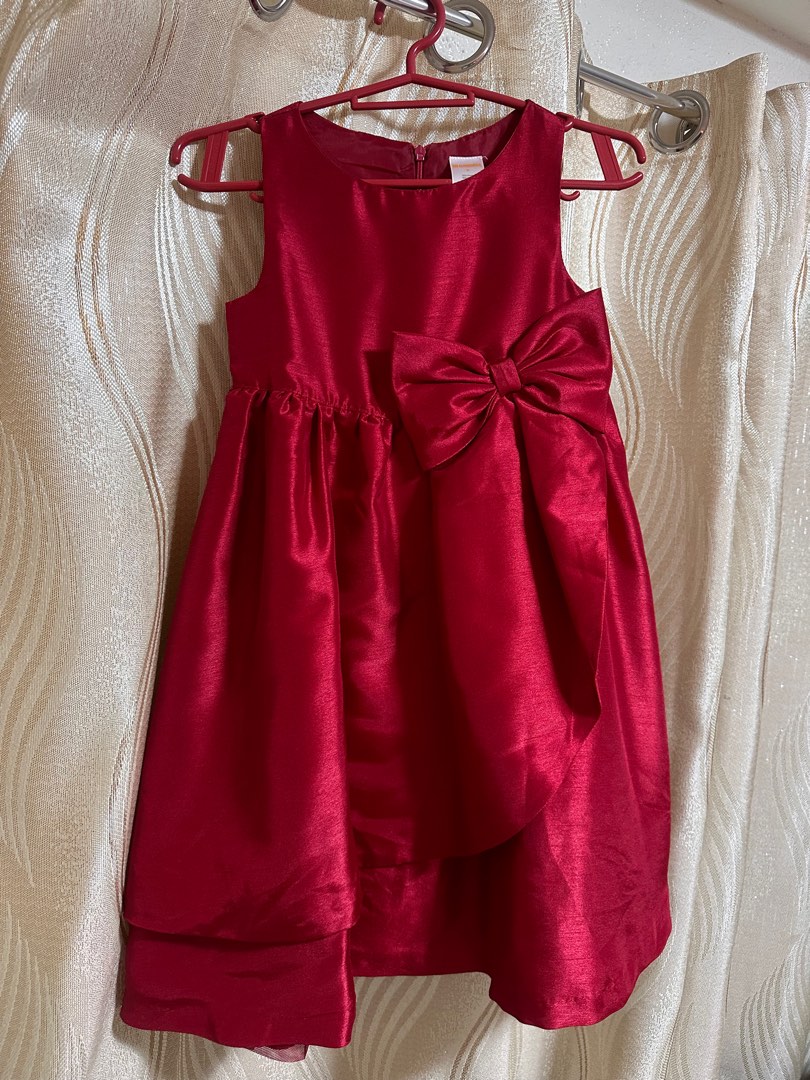 Formal red dress for kids 5-7 yo, Babies & Kids, Babies & Kids Fashion ...