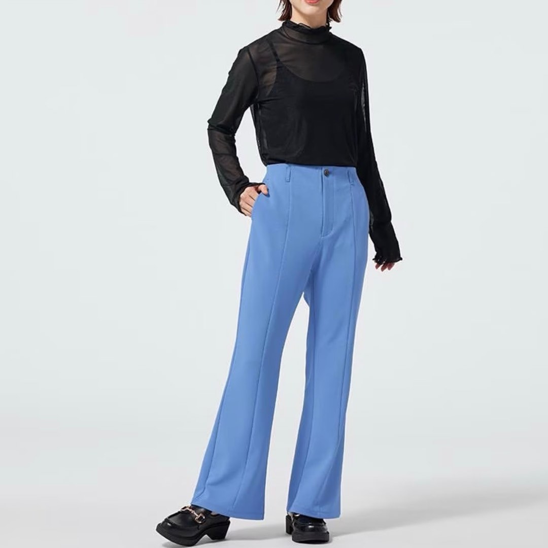GU Flared Slacks, Women's Fashion, Bottoms, Other Bottoms on Carousell