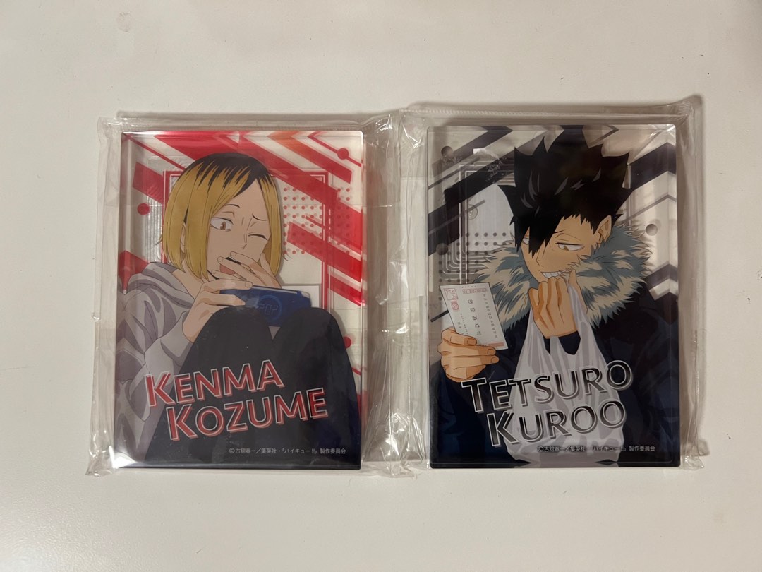 Haikyuu Kenma Kozume Tetsurou Kuroo Acrylic Block (Set), Hobbies & Toys ...