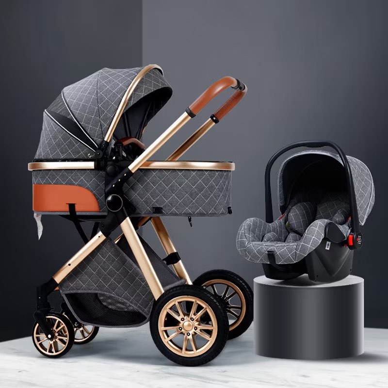 Heavy duty stroller with car seat, Babies & Kids, Going Out, Strollers ...