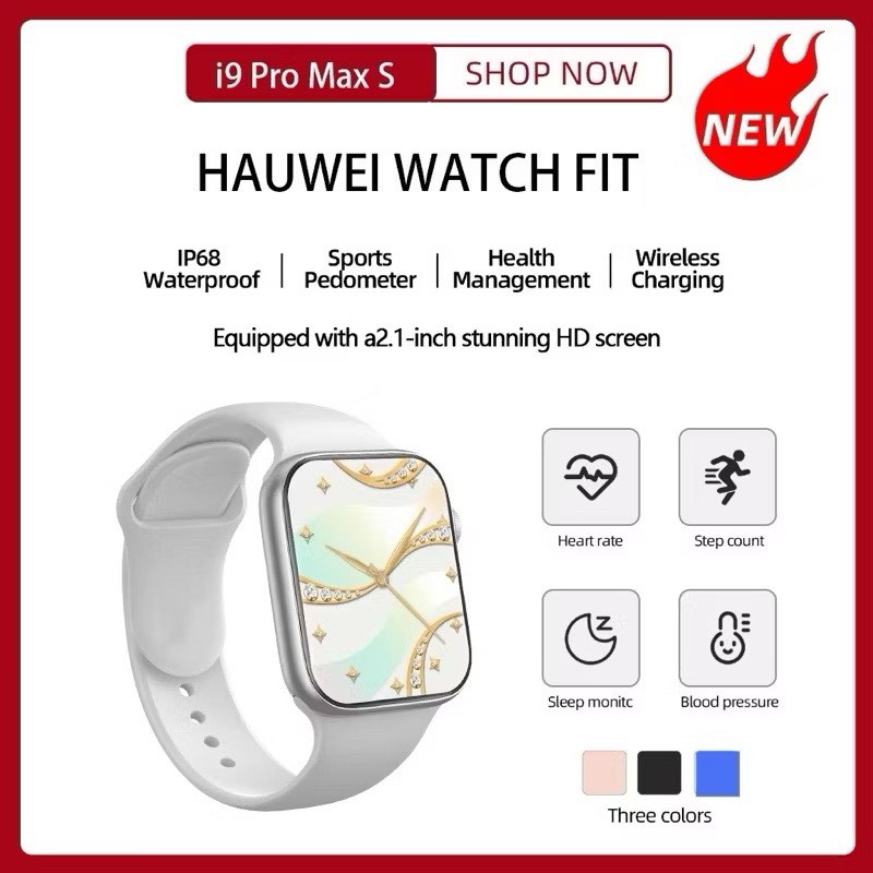 Hi Watch Smart Watch Bluetooth dan Wireless Charging, Fesyen Wanita ...