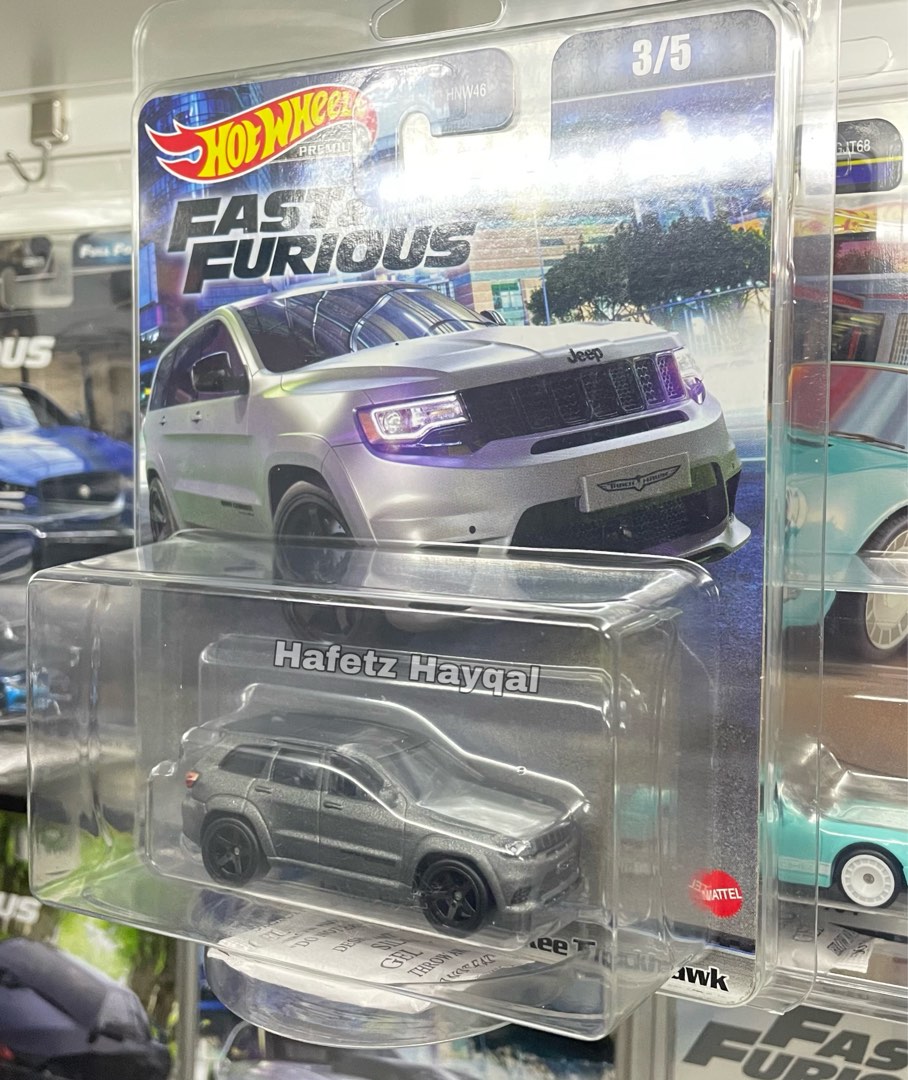 Hotwheels Premium JEEP Grand Cherokee Trackhawk F9 Fast & Furious ...