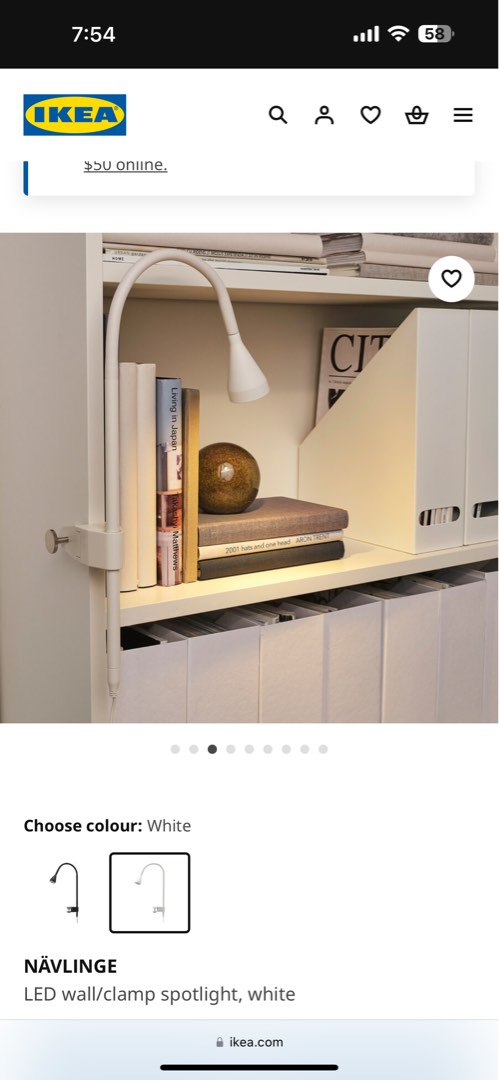 IKEA Navlinge table lamp light, Furniture & Home Living, Lighting ...