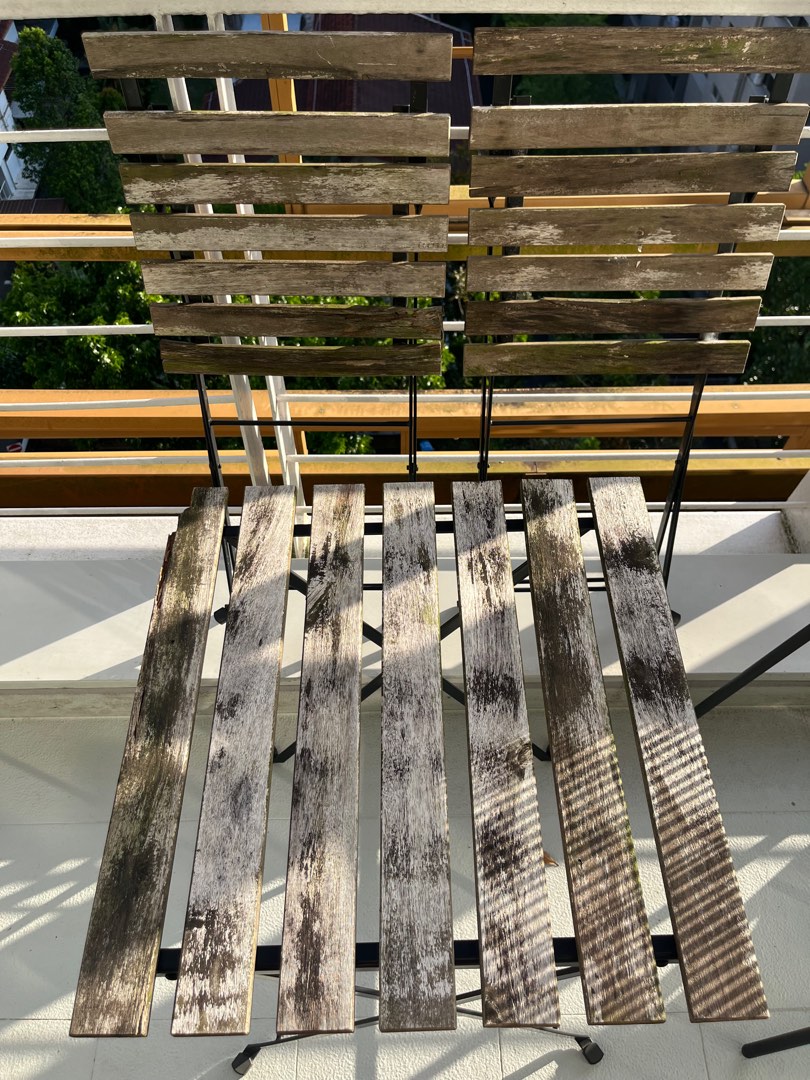 IKEA TARNO outdoor table and 2 chairs, Furniture & Home Living, Outdoor ...